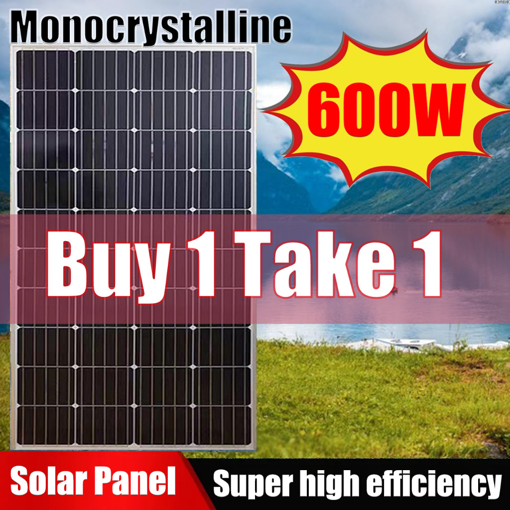 600 Watt Solar Panel 18 Volt Photovoltaic Solar Module Panel Generator ...