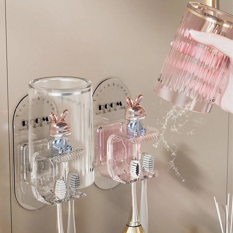 Ship Immediately Toothbrush Holder Wall Mount Electric Storage Rack ...