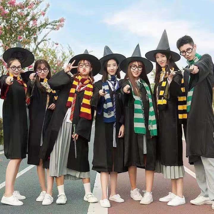 Harry Potter Magic Robe Clothes Glenfendor cos Clothing Full Set ...