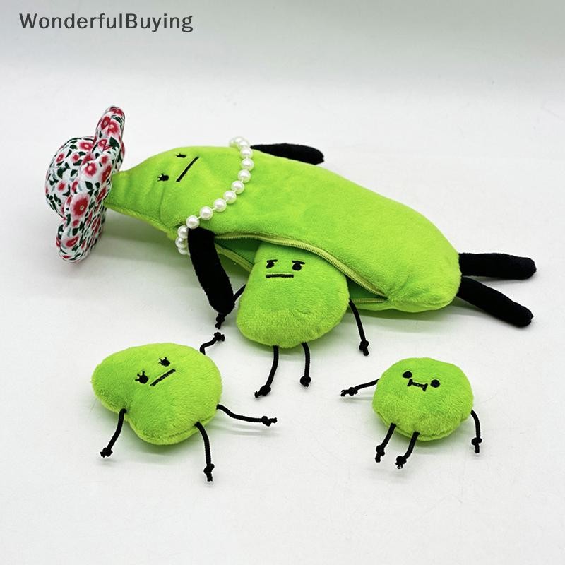 WBPH Belle New Secret Staycation Plush Toy Edamame Doll Cute Cartoon ...
