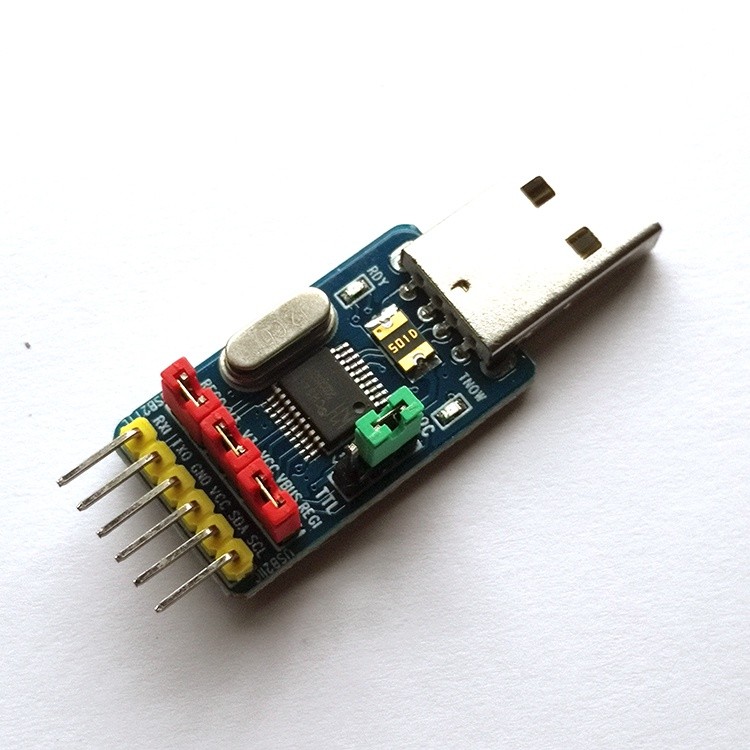 New 2in1 Ch341t Usb To I2c Iic Usb To Uart Ttl Usb To Serial Conversion Adapter Stc Isp