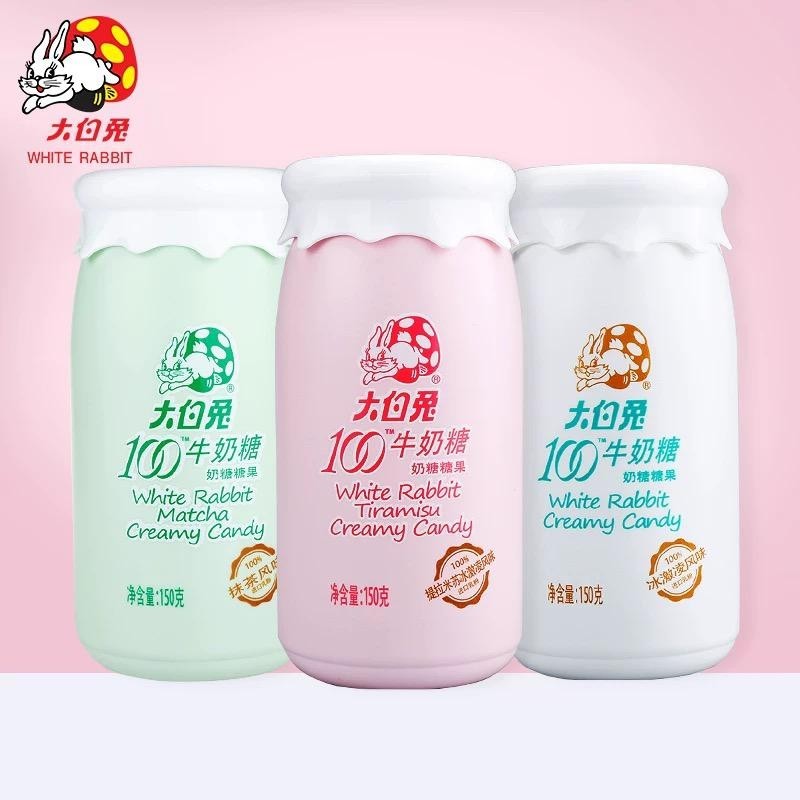 Big WHITE RABBIT Milk CANDY Ice Cream FLAVOR/MATCHA FLAVOR/TIRAMISU Ice ...