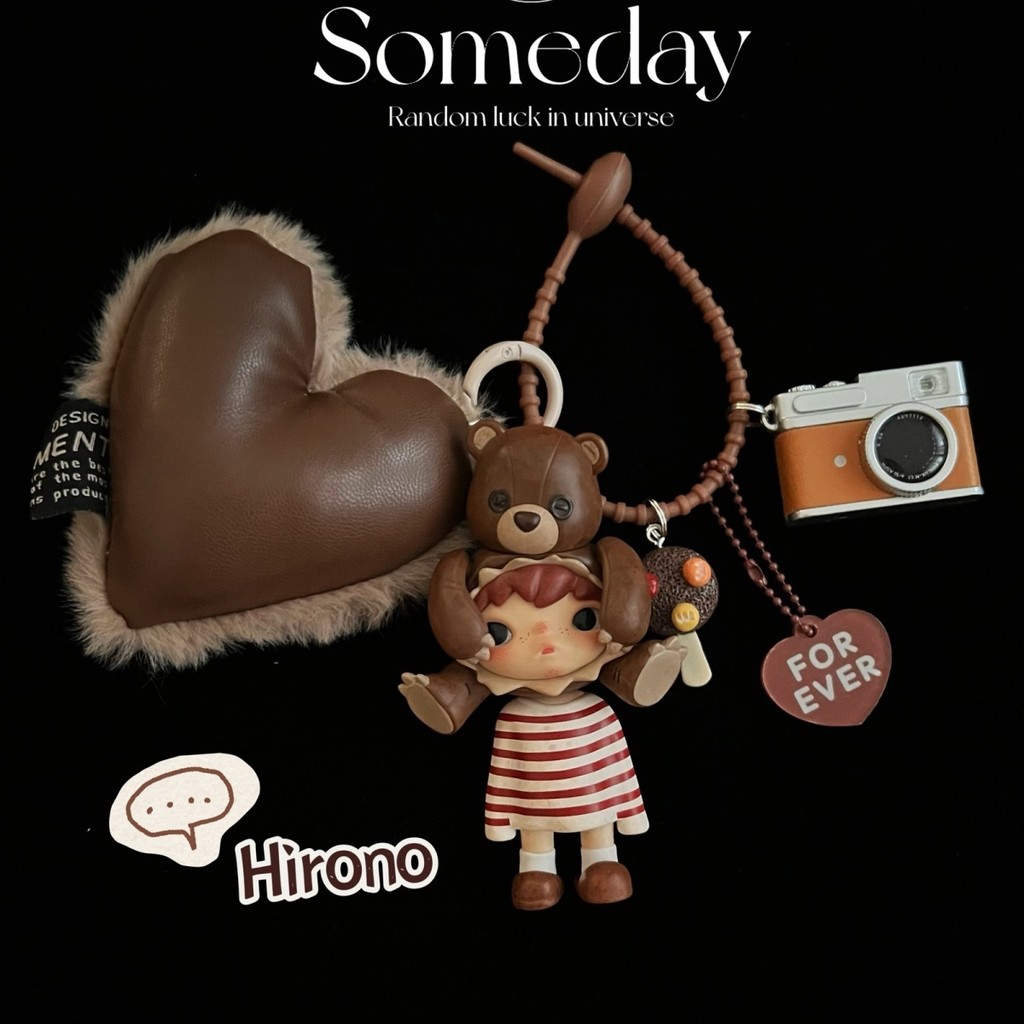 Vintage style Hirono Keychain, hirono keyring, creative couple, car key ...