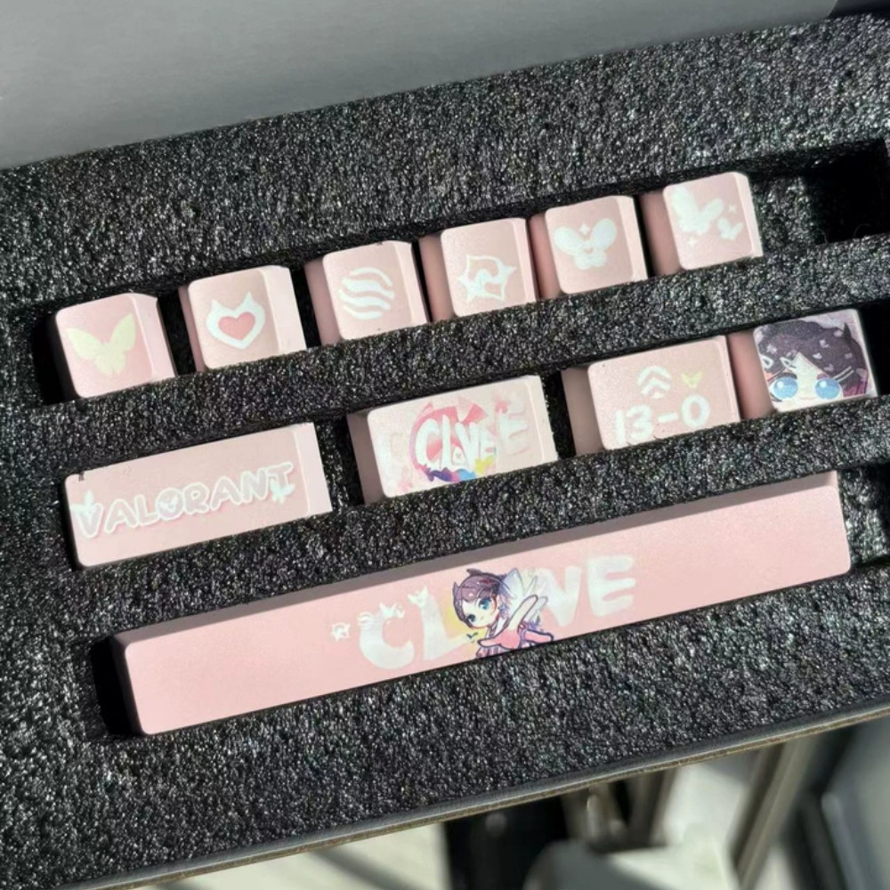 Clove Keycap Cherry/OEM Profile 11/14 Keys Five-sided Sublimation Cute ...