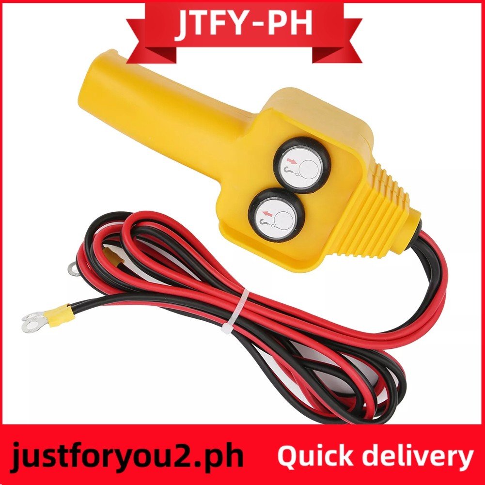 JTFY ️Electric Winch Control 12V Push Button Remote Control Winch Wired ...