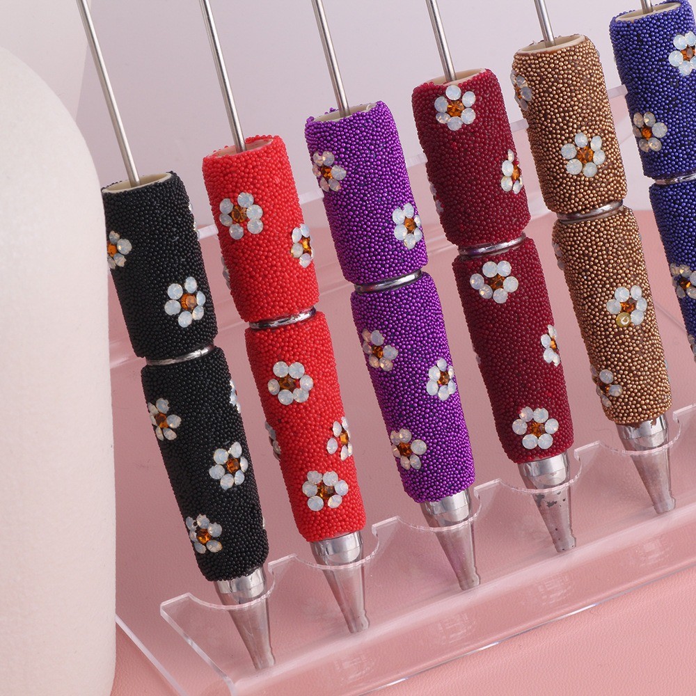 Ballpoint Pen diy Daisy Beaded Pen Colorful Multicolor | Shopee Philippines