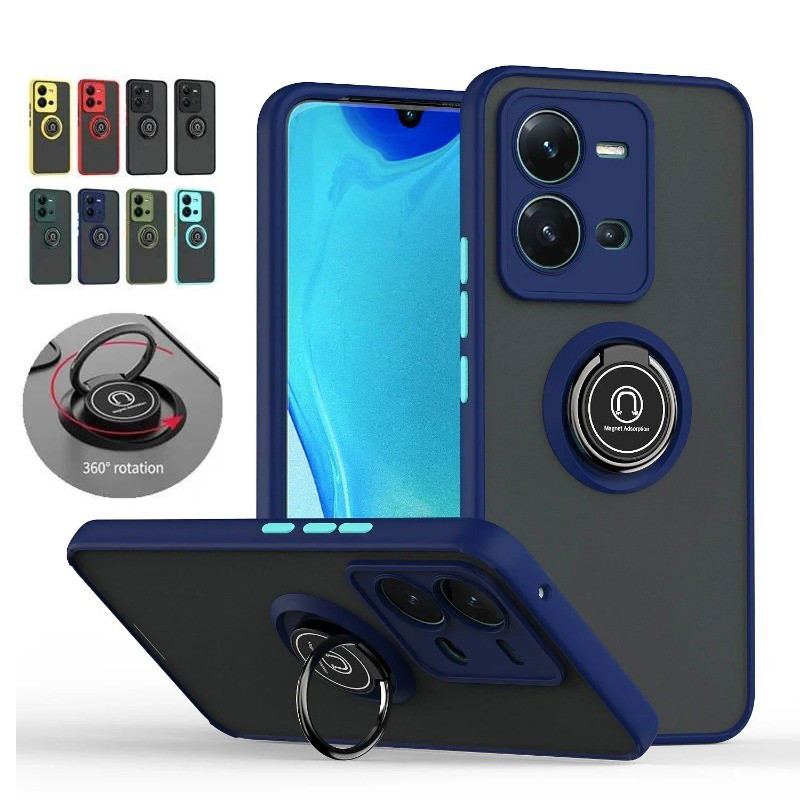 Matte Case Stand For Redmi 14C 13C 12C 13/4G 12/5G XIAOMI MI14T Pro RedmiA3 9A 9C 10A 10C A3 A1 ...