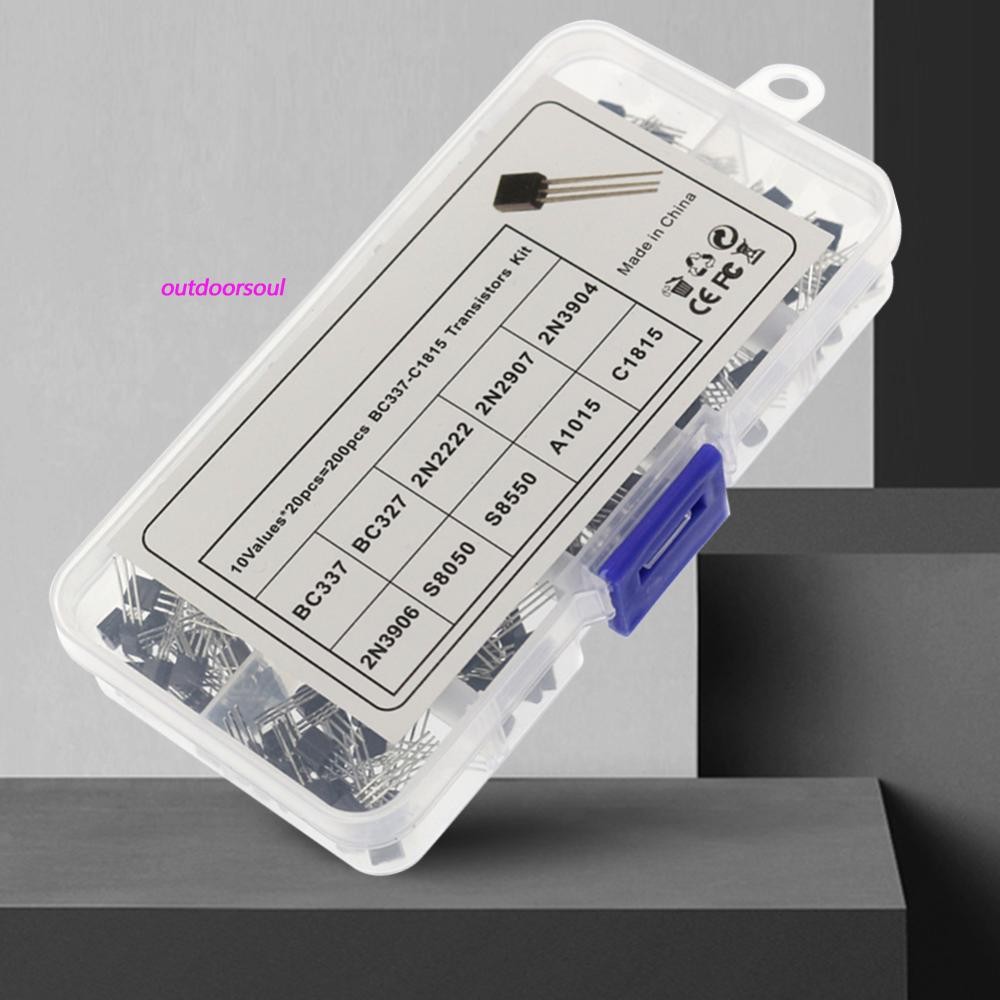 200PCS Transistor Set 10 Values TO-92 PNP NPN BC327 BC337 2N2222 2N2907 2N3904 # [outdoorsoul.ph ...