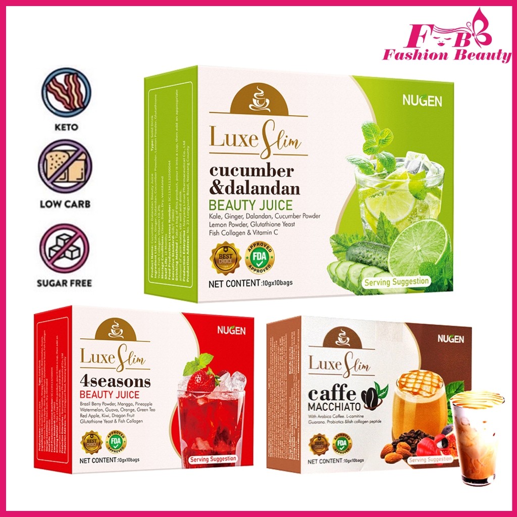 Luxe Slim Drinks Slimming Collagen Drinks Beauty Juice / Coffee 10 ...