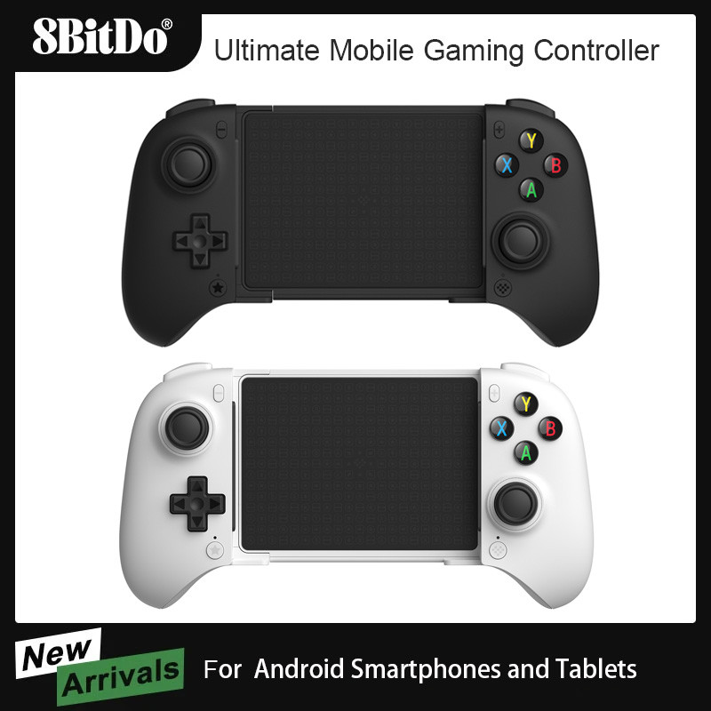 8BitDo Ultimate Bluetooth Mobile Gaming Controller with Hall Effect Joysticks and Triggers for ...