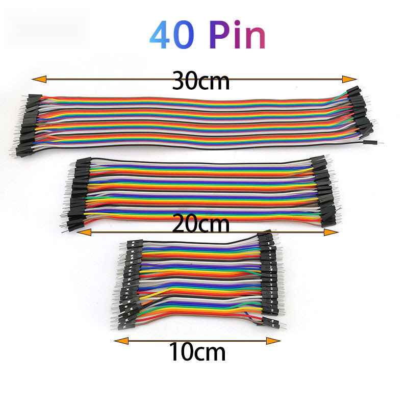 40 pin cable DuPont jumper DuPont 10CM 20CM 30CM female to female+male ...