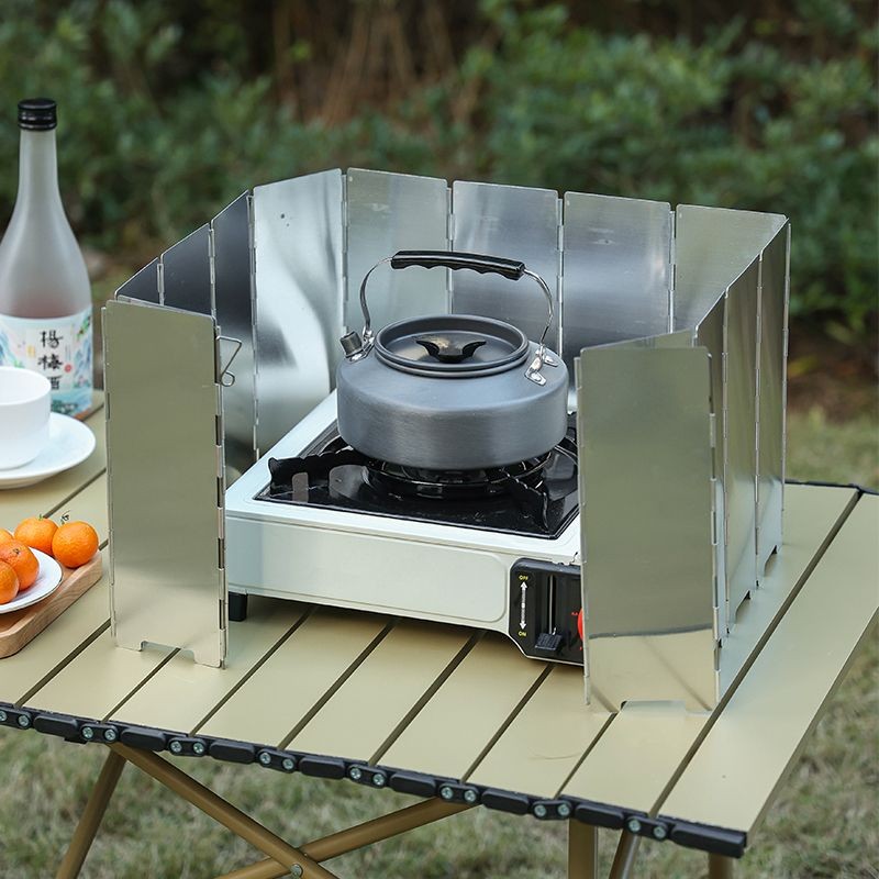Portable Gas Stove Stove Mini Windshield Camping Folding Cassette Stove ...