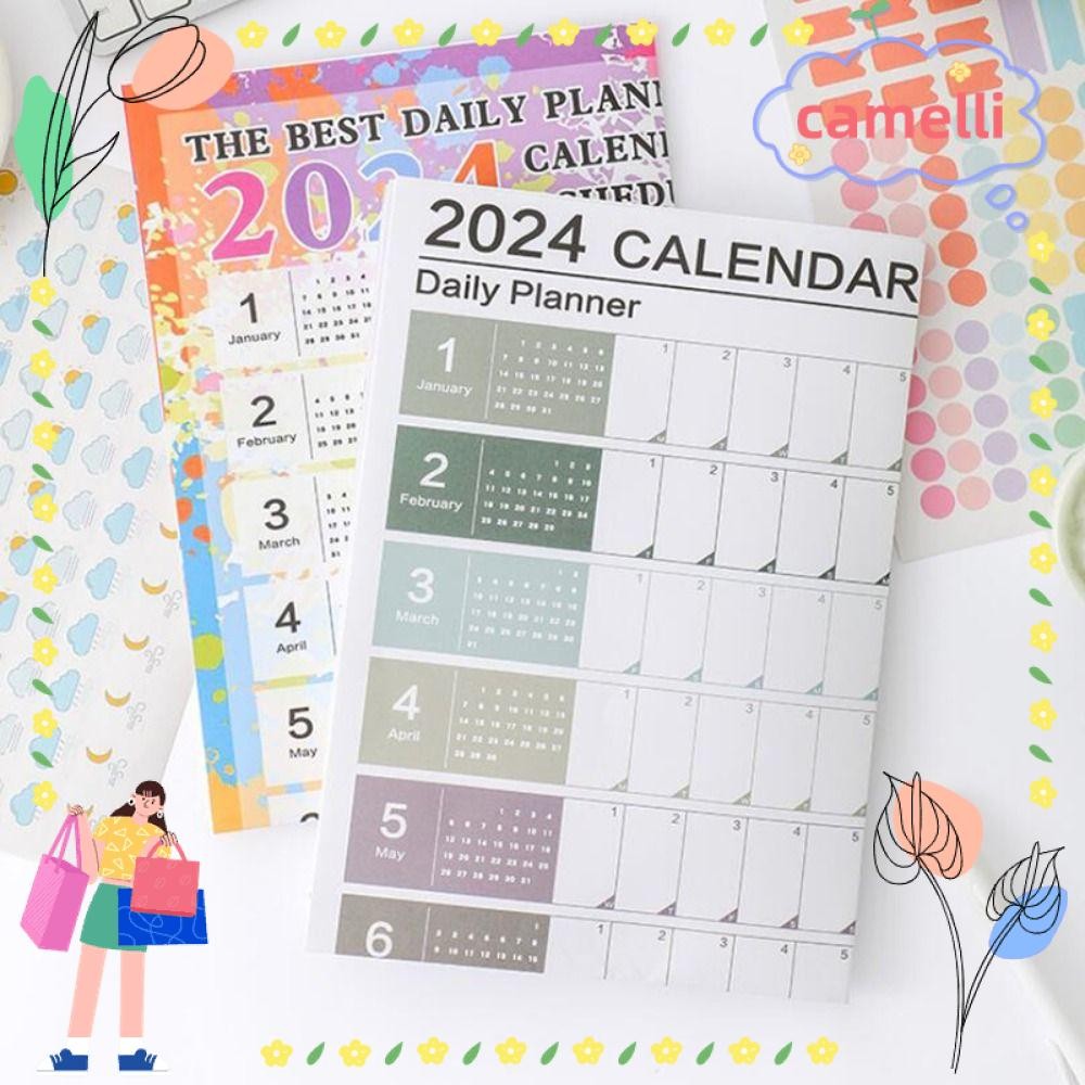 CAMELLI Wall Hanging Calendar, Agenda Organizer To Do List Schedule ...