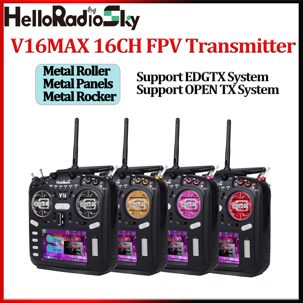 HelloRadio V16 MAX 4in1 Multi Protocol Remote Control High-frequency ...