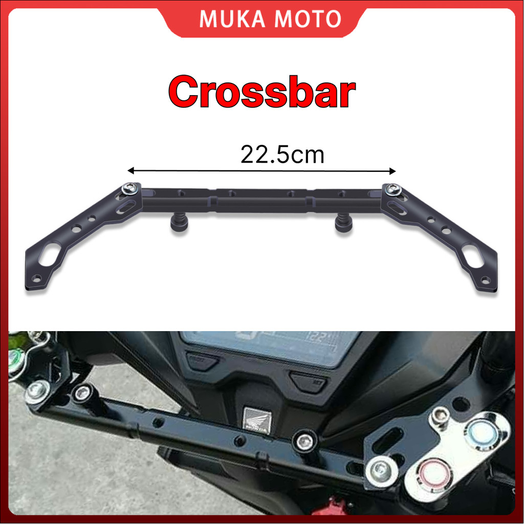 Motorcycle Universal Crossbar Bracket Alloy Multi Functional Bracket Universal Crossbar ...