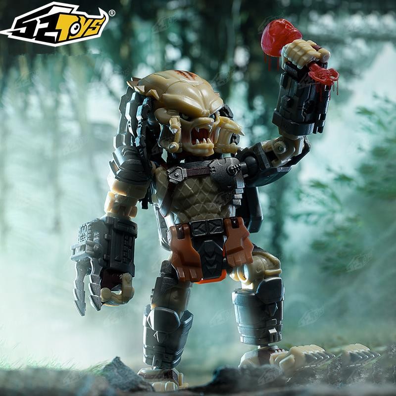 【KAK】52TOYS Robots Transformation AVP Aliens VS Predator Cube Xenomorph ...