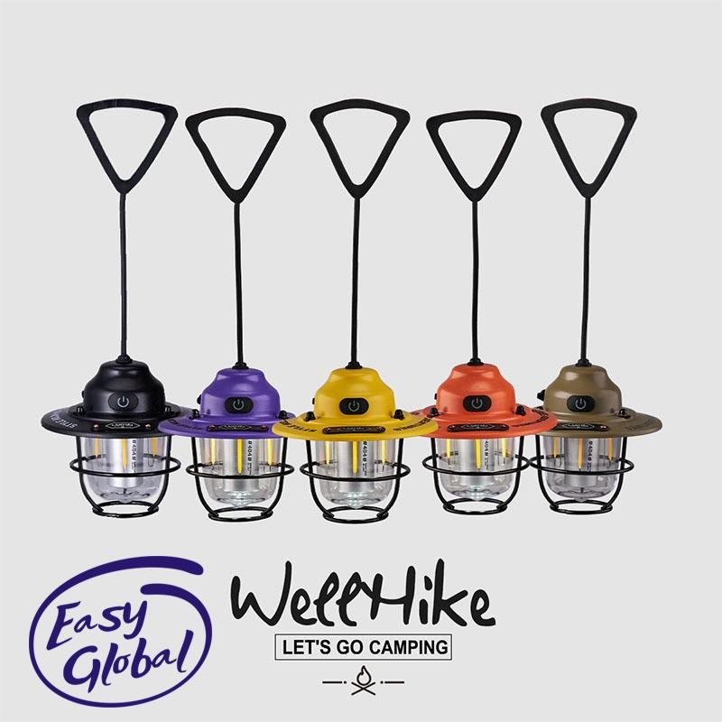 WELLHIKE Rechargeable Decorative Camping Light 80H Continuity Ambient ...