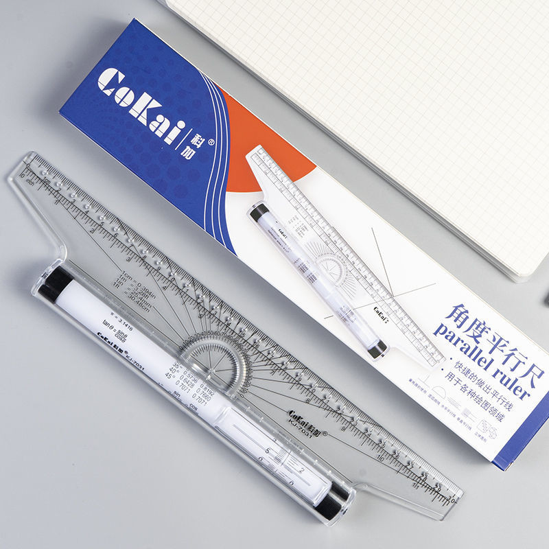 Multi-purpose 30cm Parallel Ruler Drawing Roller Balance Ruler Drawing ...