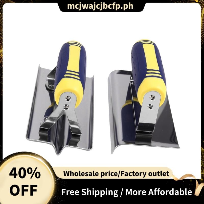 Perfect Concrete Hand Edger and Groover Tools Set Stainless Steel Tiling Tool Construction Tools ...