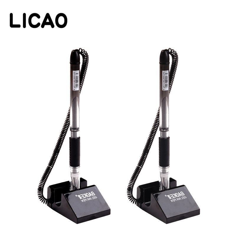 0.5mm Table Top Pen, Black Counter Pen, Desk Table Pen with String ...