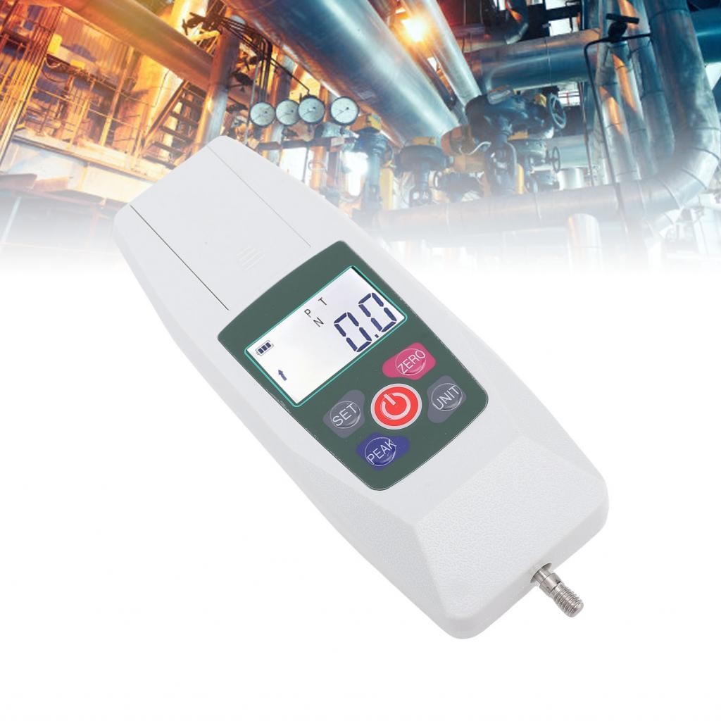 Dioo 500N Digital Force Meter Push Pull Dynamometer with Reminder and ...