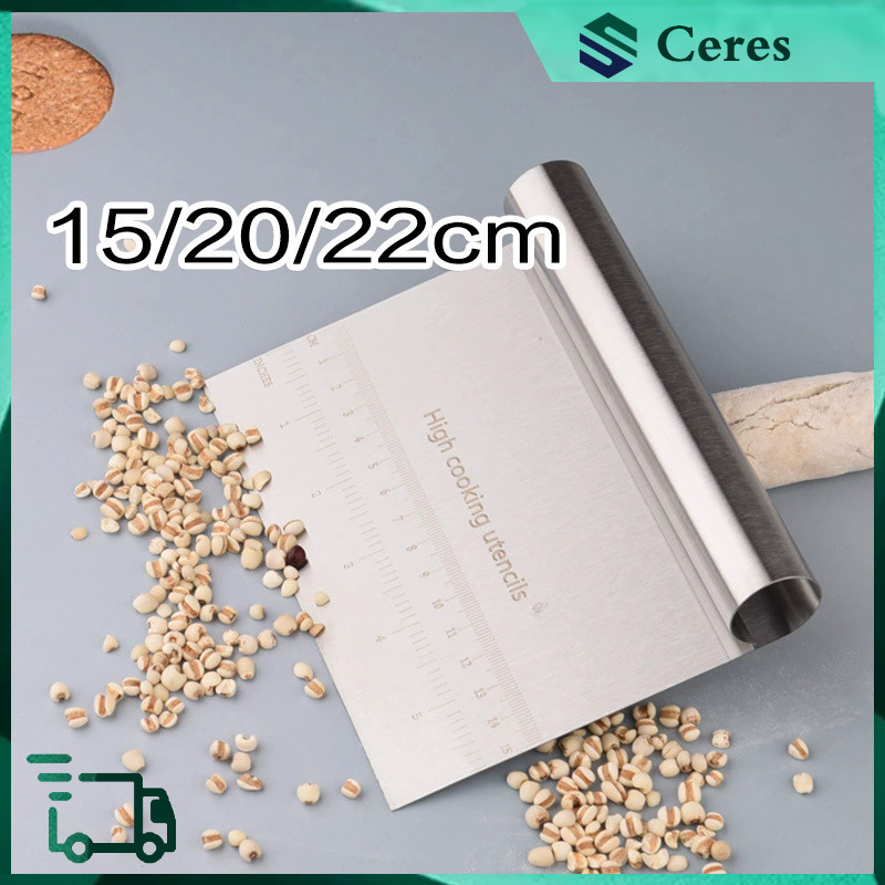 Stainless Steel Flour Cutting With Scale Rice Noodle Scraper Dough ...