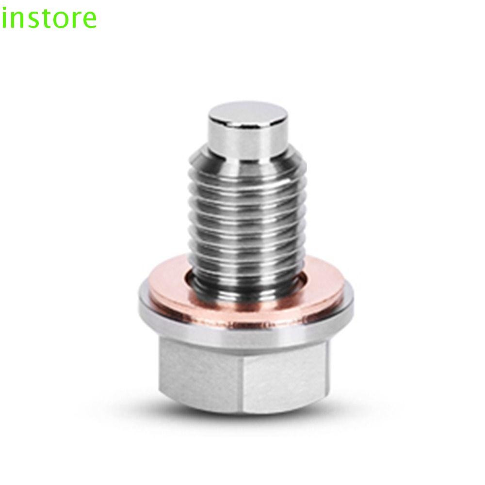 INSTORE Oil Drain Plug, M12 M16 M18 M20 Magnetic Oil Pan Plug, Screw ...