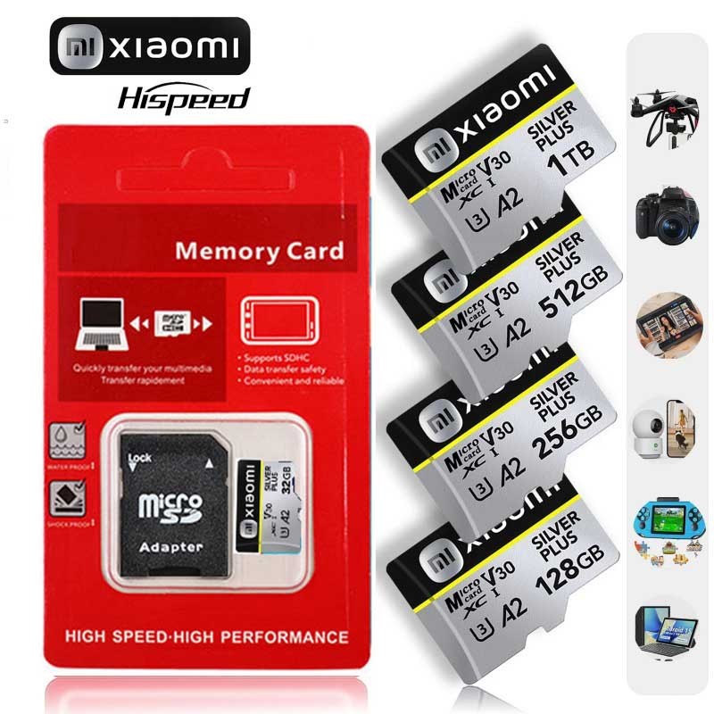 Xiaomi Micro TF SD Card Extreme SD Memory Card 128GB 1TB 512GB 256GB U3 ...