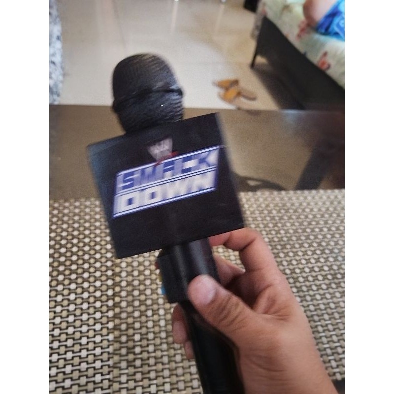 WWE Live action Battle Microphone toy | Shopee Philippines