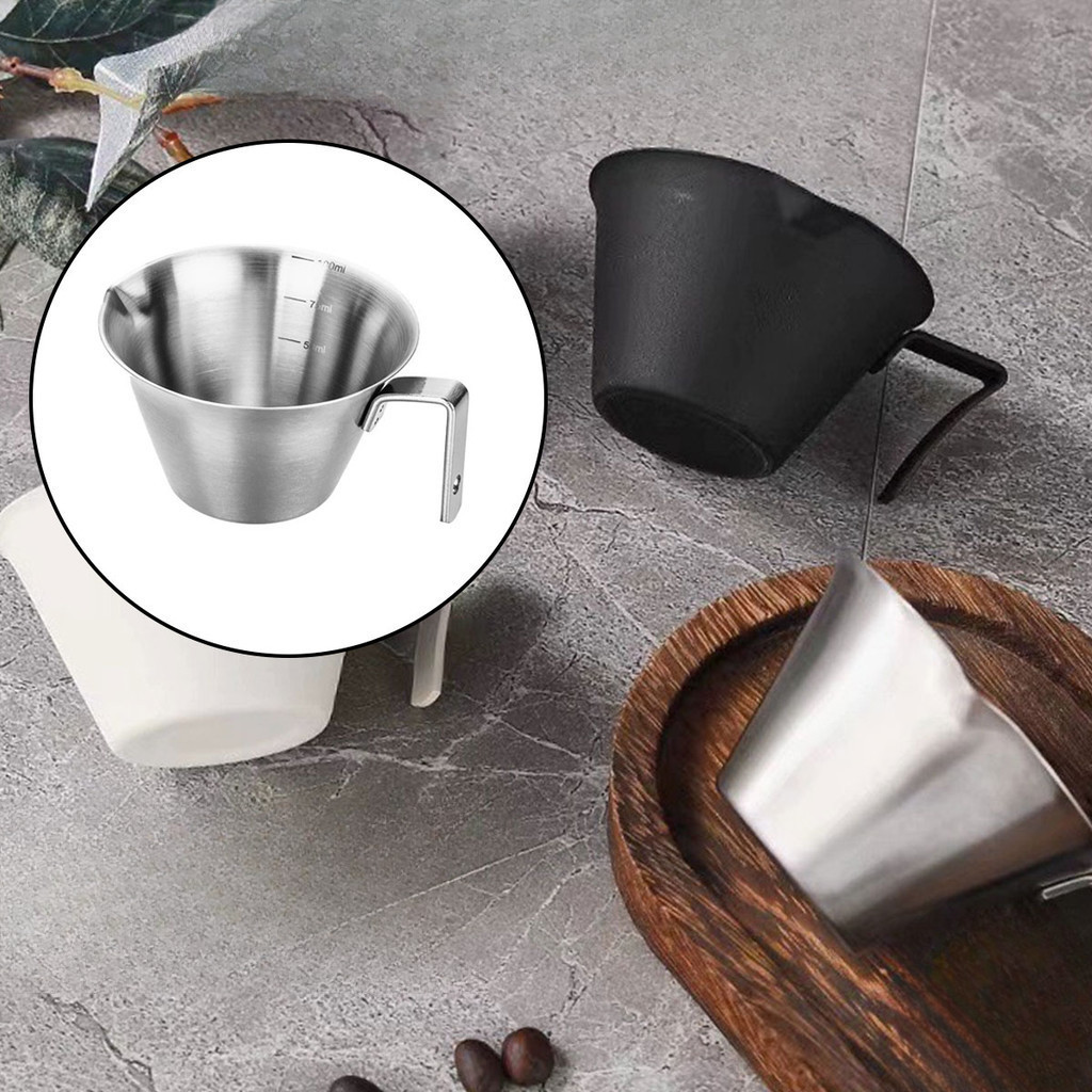 100ml Stainless Steel Coffee Measuring Cup Kitchen Tool Coffee Machine ...