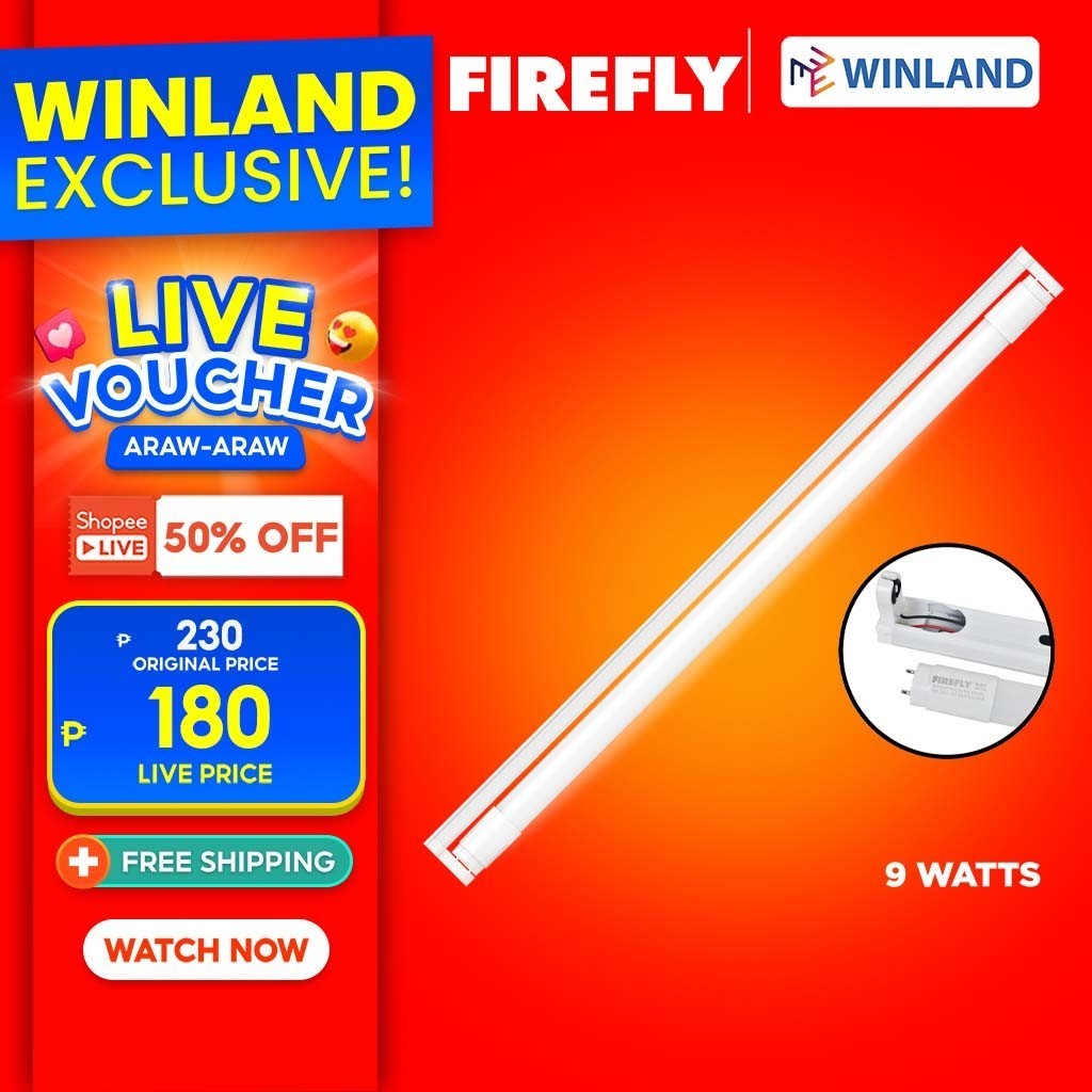 Firefly by Winland T8 Led Tube & Box Type Set 9w LED Lamp EBTS11/DL09 ...