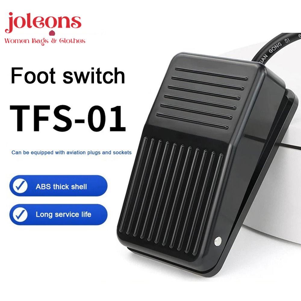 JOLEONS Foot Switch, Plastic Black Foot Pedal Switch, With Wires ...