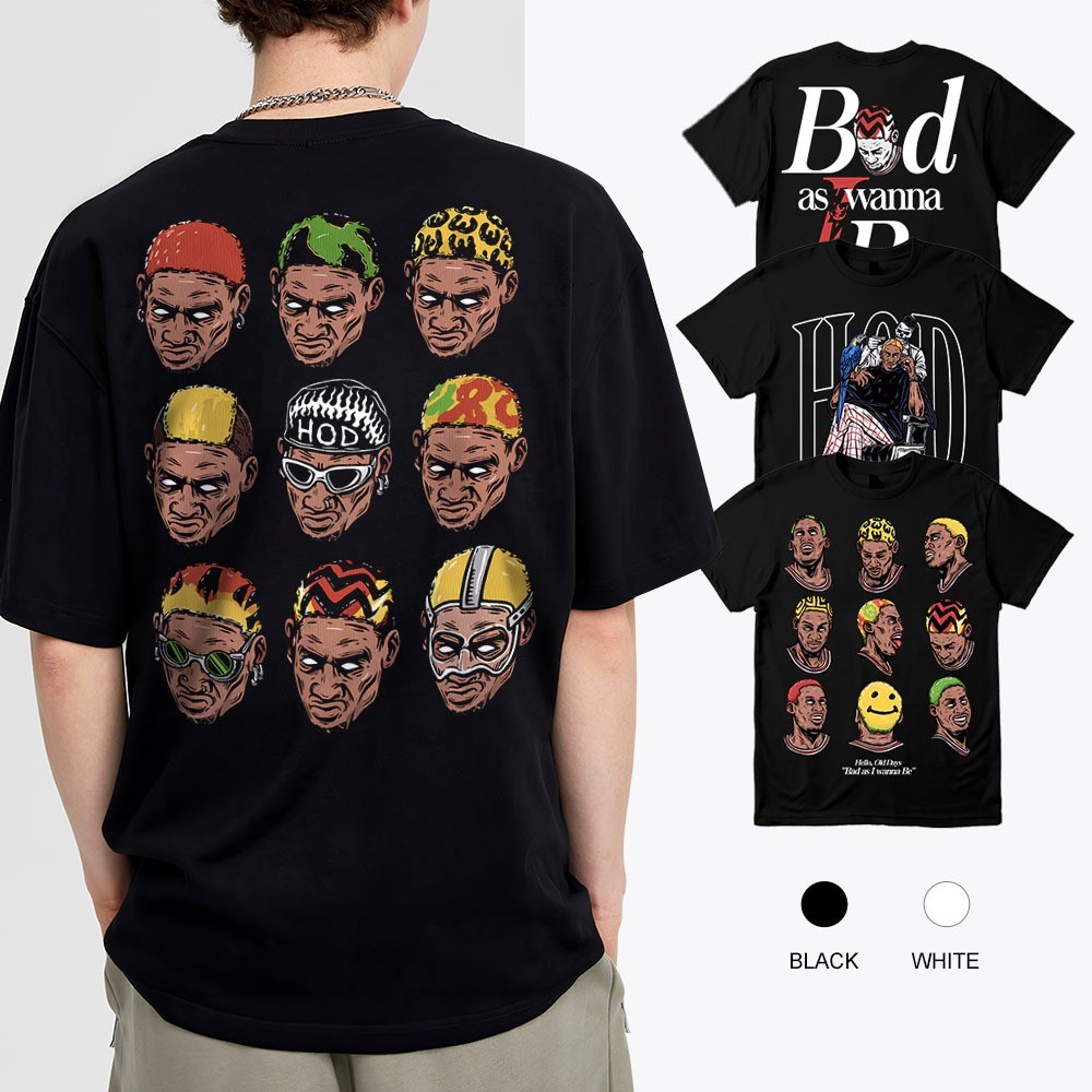 Dennis Rodman Tribute Design Tee - Sports Star Series Tshirt | Shopee ...