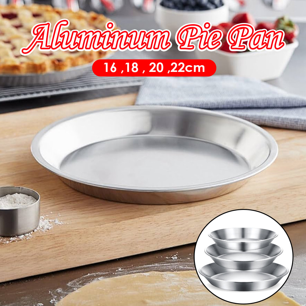 Aluminum Pie Pan for Baking | Heavy Duty Thick Aluminum Pie Pan Home ...
