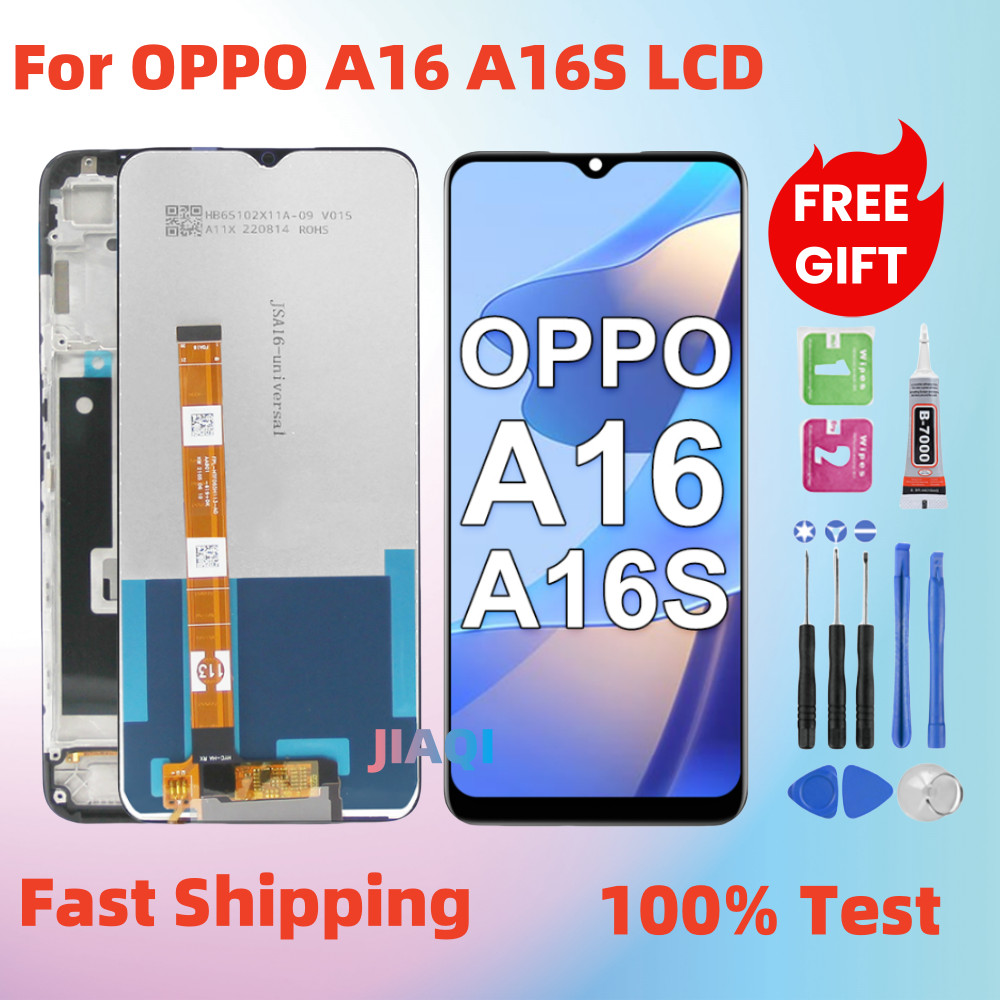 For OPPO A16 A16S LCD Display CPH2269 CPH2271 Touch Screen Digitizer ...