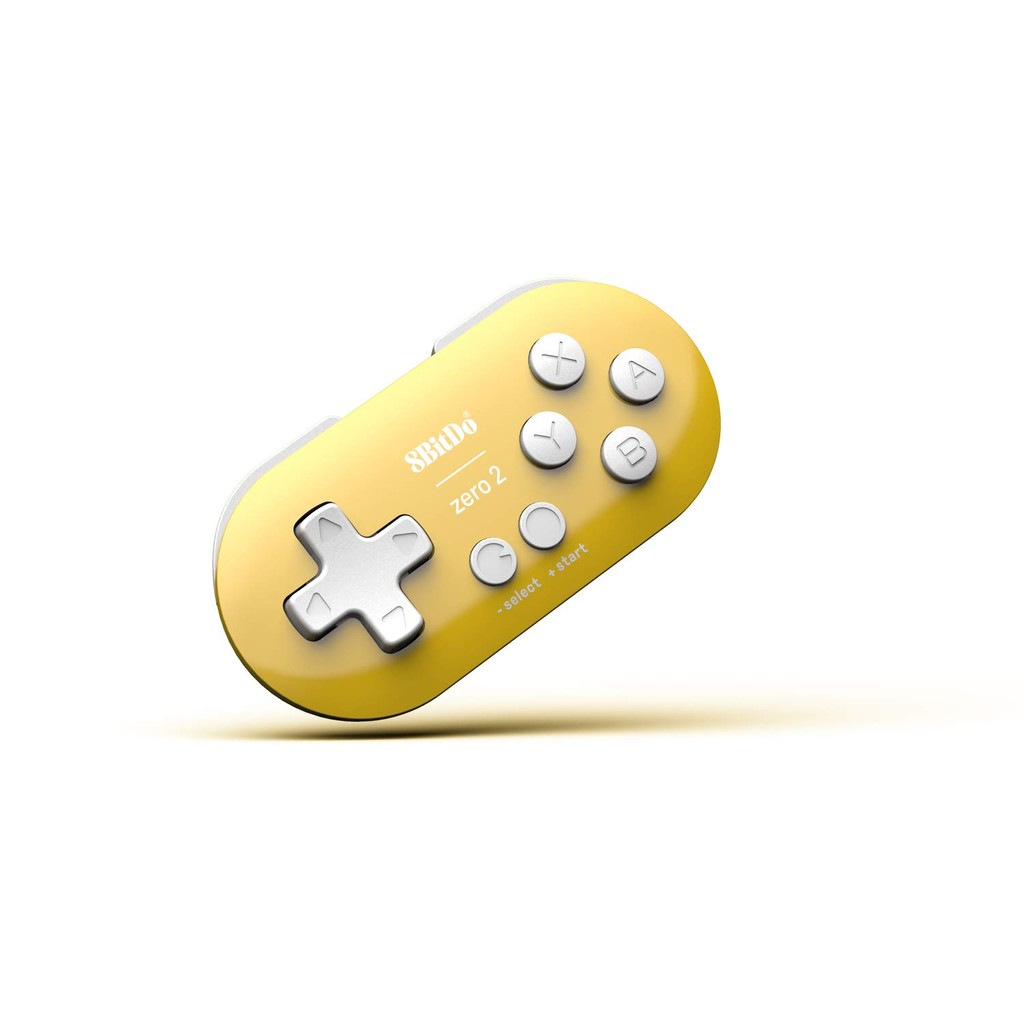 8bitdo Zero 2 Game Controller Bluetooth Wireless Windows Android macOS RaspberryPi Steam Yellow ...