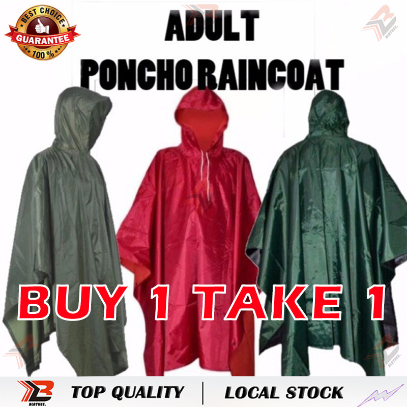 【BUY 1 TAKE 1】 H-885 Poncho Raincoat High Quality Raincoat Kapote For ...