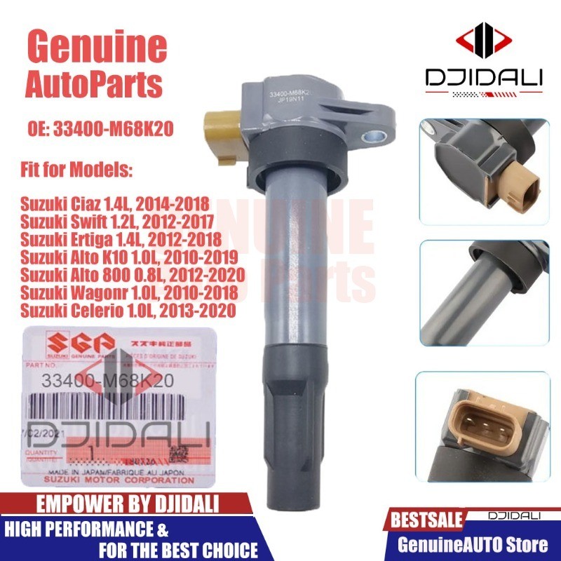 Brand New Ignition Coil 33400-M68K20 for Suzuki Alto K10 1.0L Celerio ...