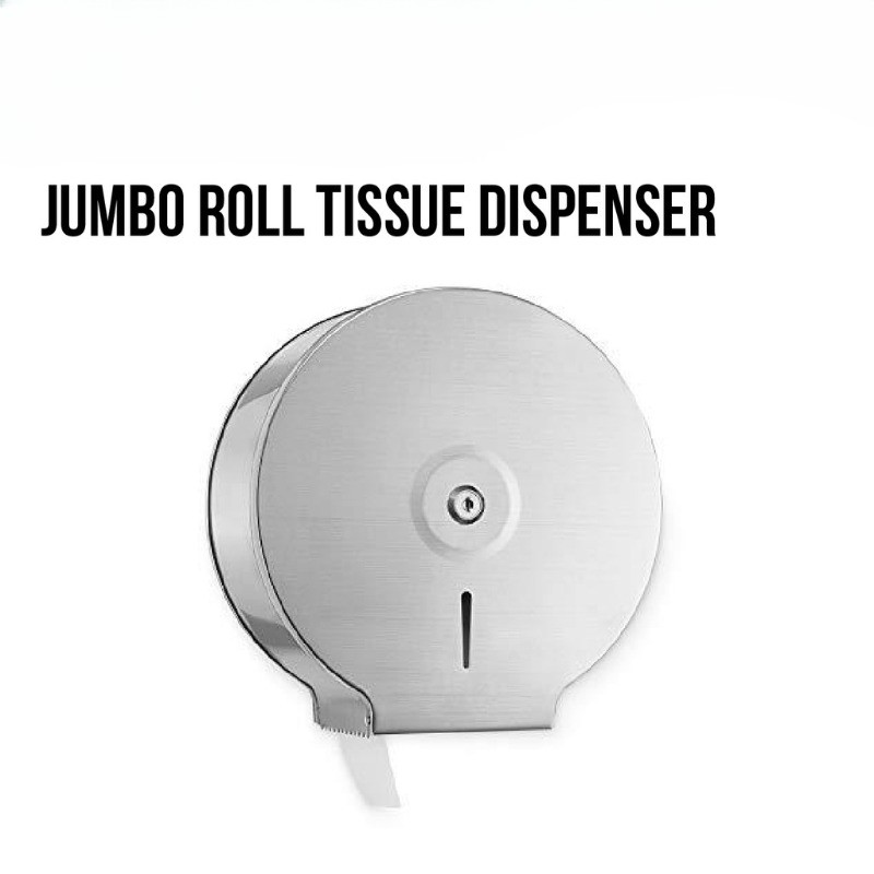 Jumbo Roll Tissue Dispenser/Stainless Jumbo Tissue Roll No drilling ...