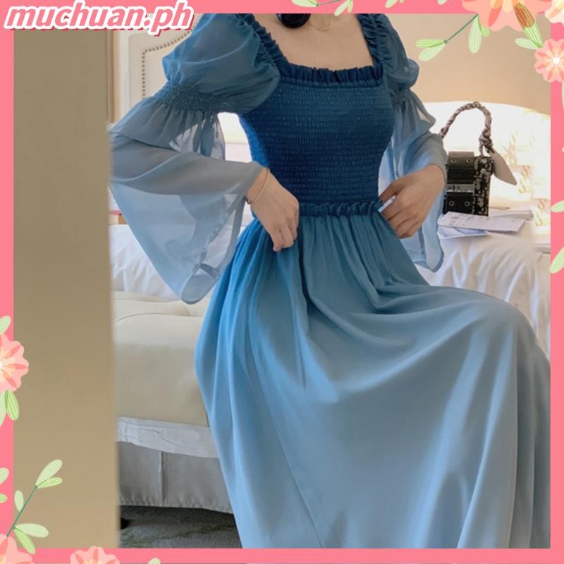 gown formal korean maxi top bodycon wrap around modern filipiniana dress for women semi long ...