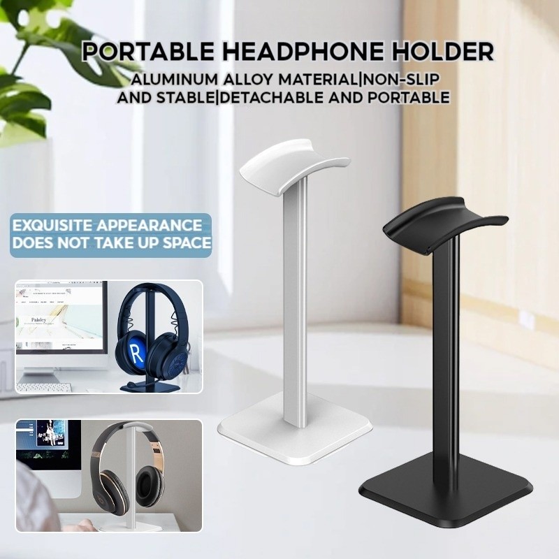 1PCS Aluminum Alloy Headset Bracket Holder Universal Headphone Stand ...