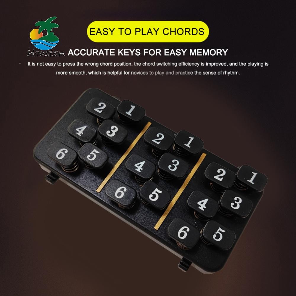 One-Key Guitar Chord Trainer with 18 Buttons Folk Guitar Chords ...