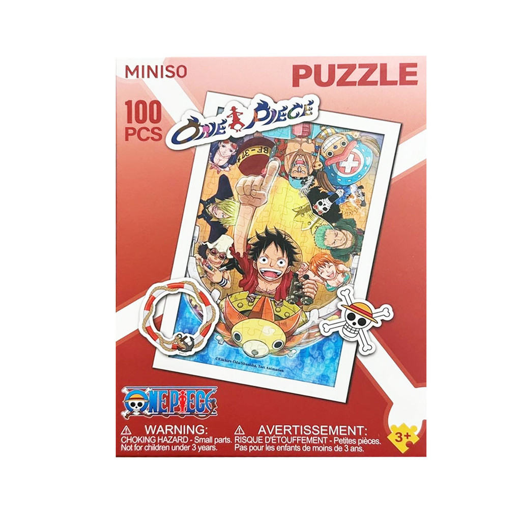 MINISO One Piece Classic Collection 100-Piece Photo Frame Puzzle (2 ...