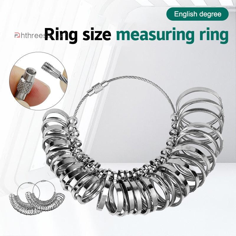 sujian111 Metal Ring Gauges Sizer Meter Hand Loop Jewellery Measuring ...