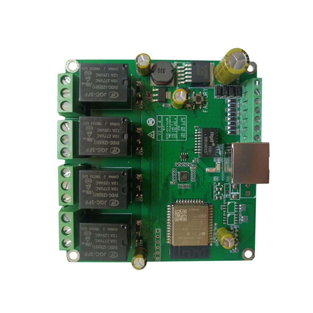 New Modbus MQTT CoAP wifi ethernet web server 4 channel relay rs485 can ...