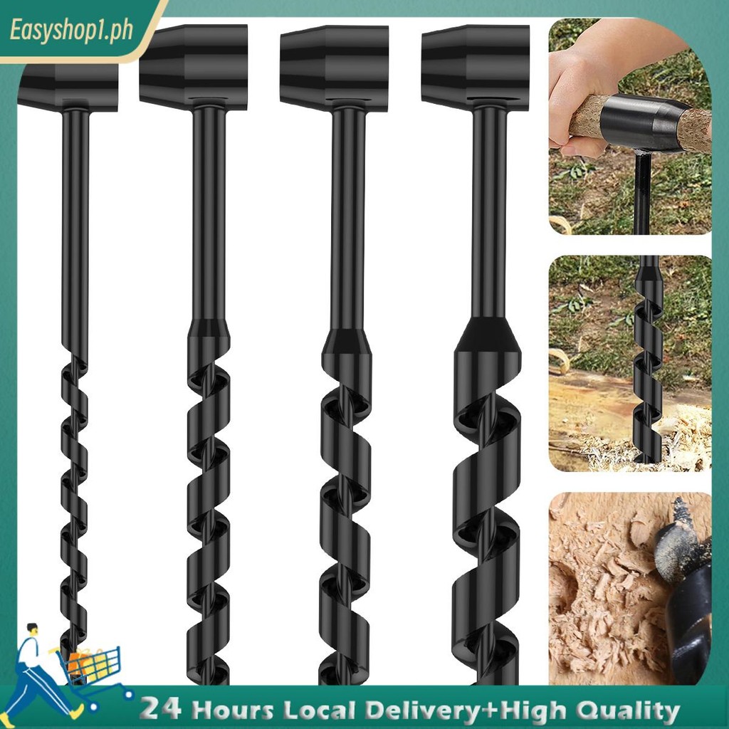 Bushcraft Hand Drill Carbon Steel Manual Auger Drill Portable Hand ...