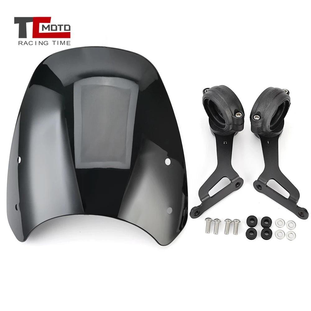 Motorcycle Windshield For Triumph Bonneville Bobber Headlight Fairing ...