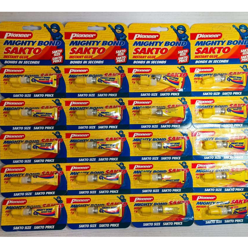 20pcs Mighty Bond 1g Super Glue Instant Glue Soft rubber shoe repair ...