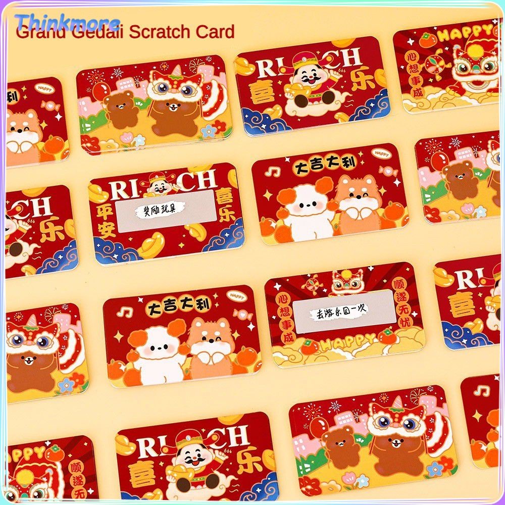 10/30pcs 2025 New Year Scratch Card Children's Festival Lucky Scratch ...
