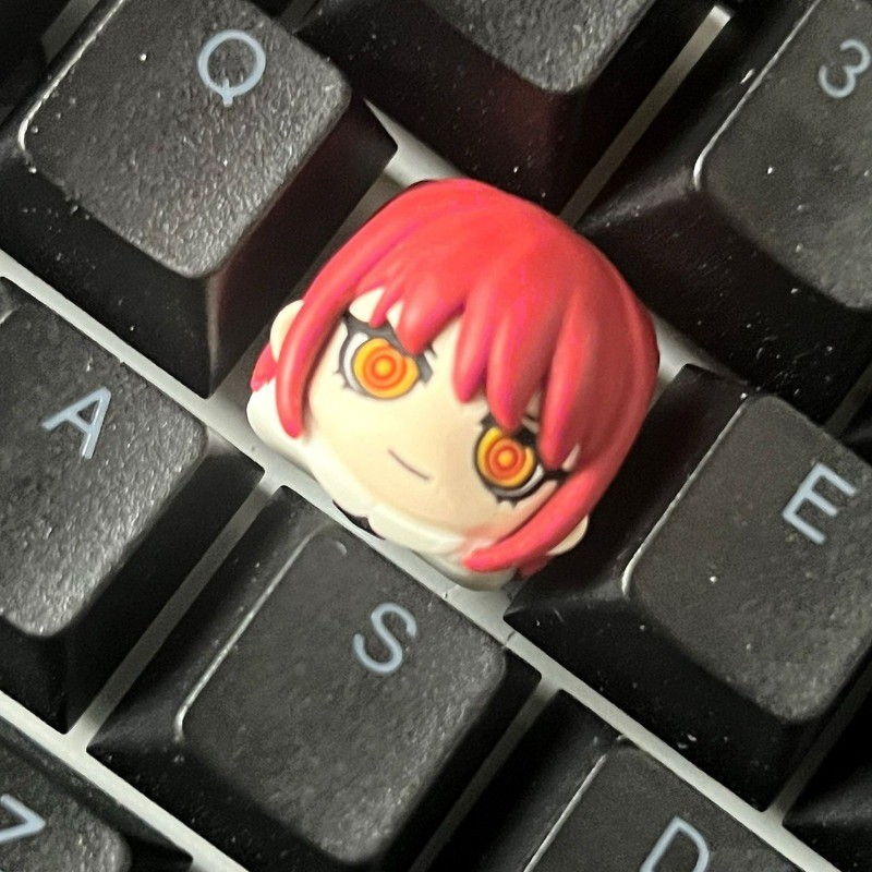 Makima Keycap 3D Creative Cute Cartoon MX Switch Resin Keycaps DIY ...